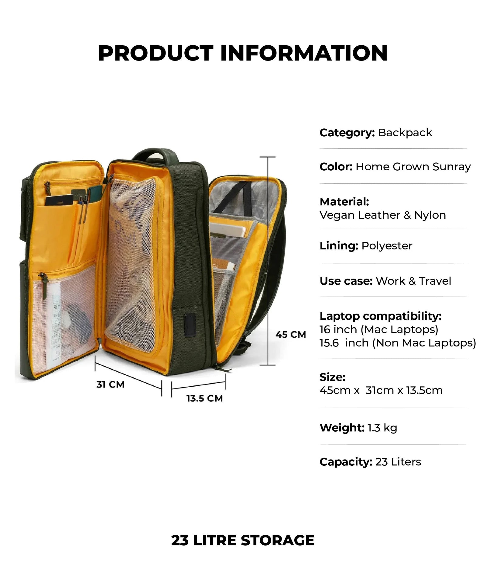 The Overnighter Backpack - 23L